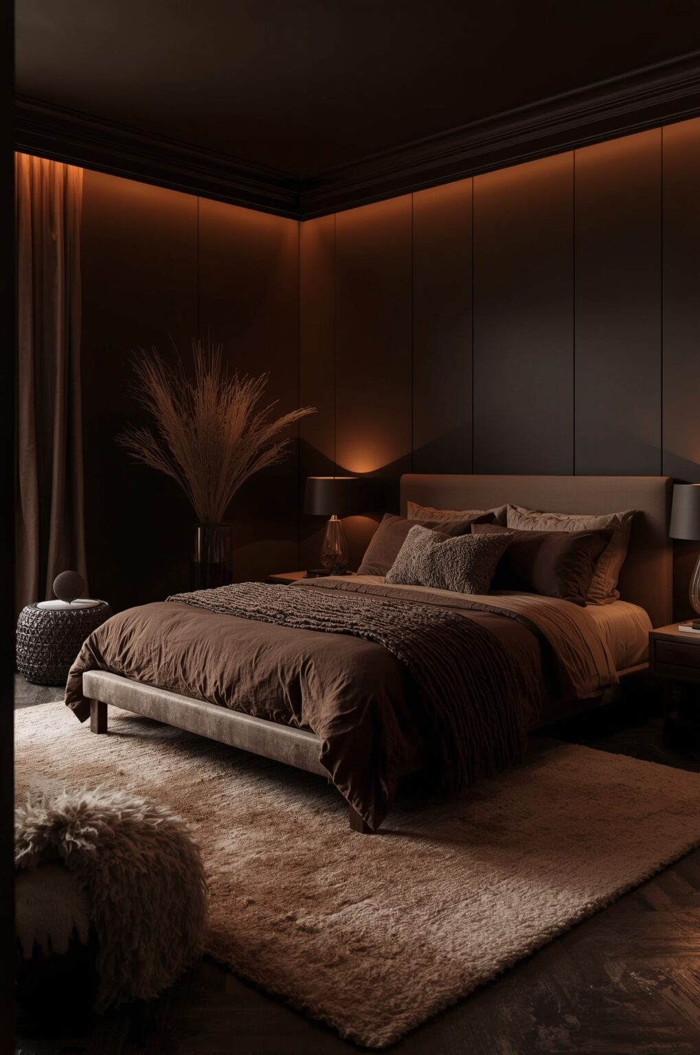 19 Shades of Dark and Moody Bedroom Ideas - Vidolve