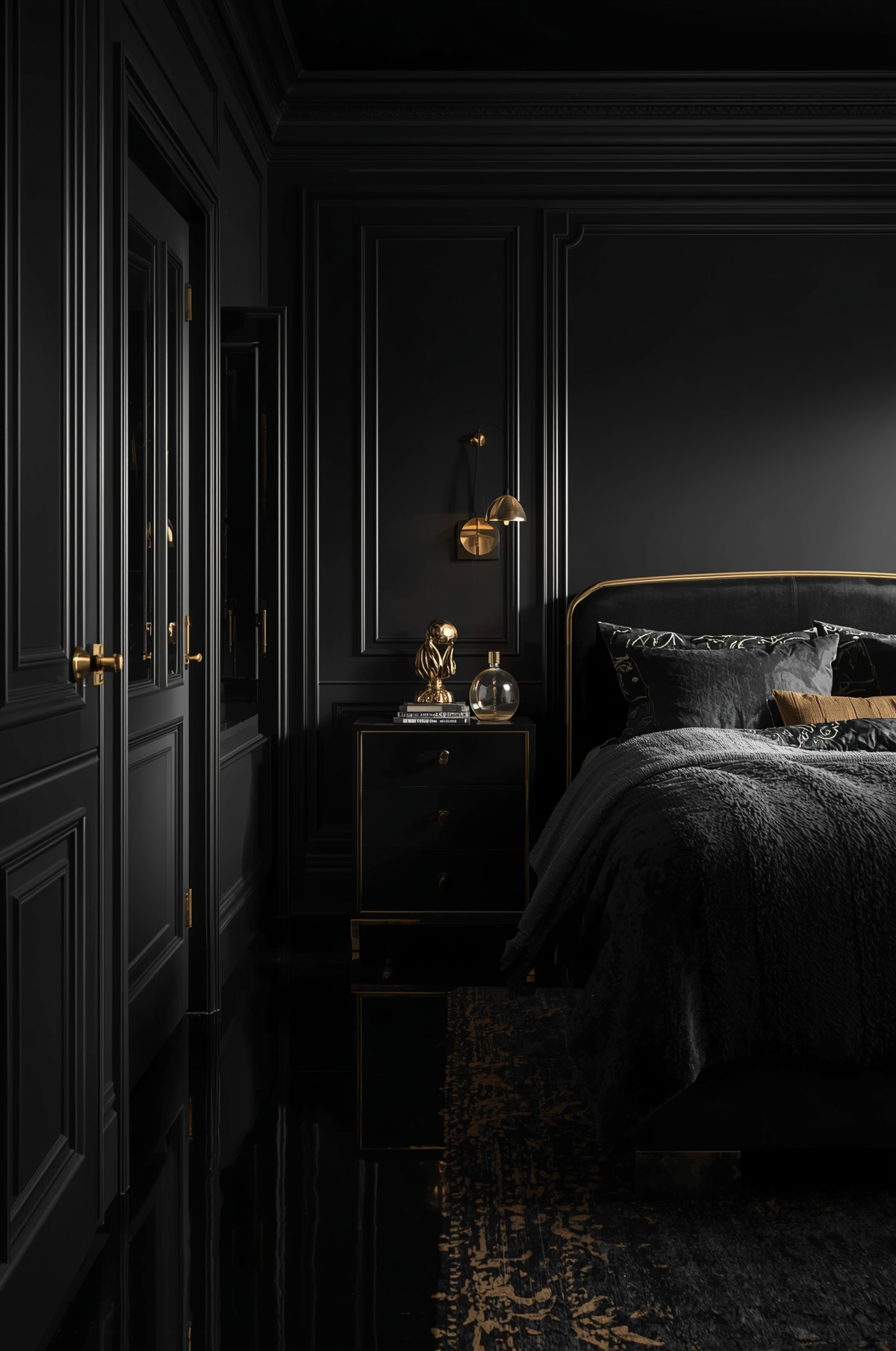 19 Shades of Dark and Moody Bedroom Ideas - Vidolve