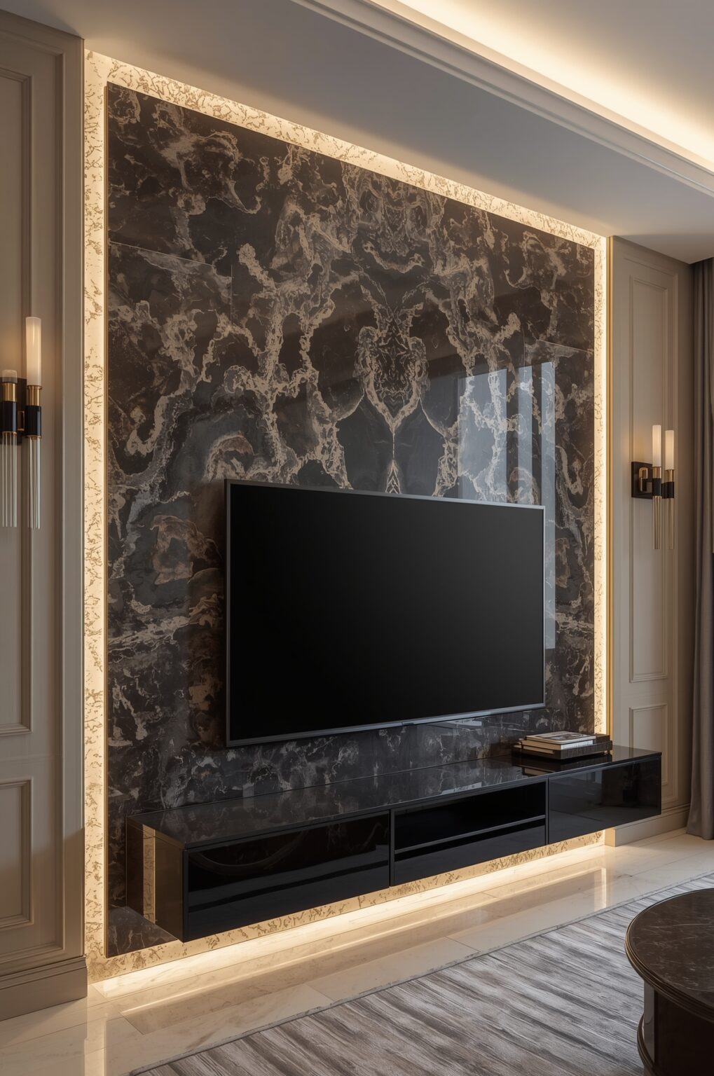 19 Modern Luxury TV Wall Ideas for 2025 - Vidolve