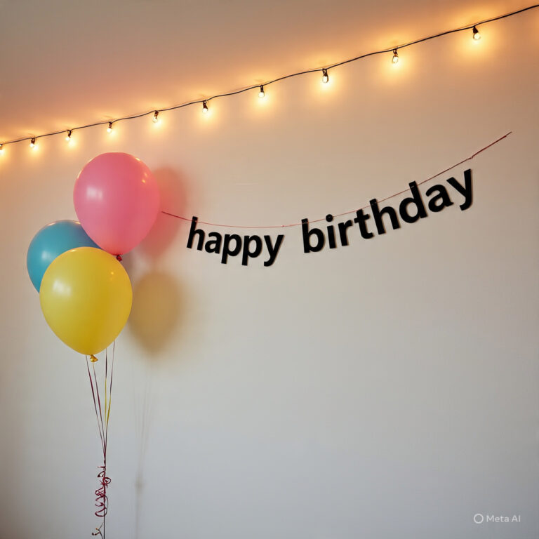 22 Simple Wall Birthday Decoration Ideas at Home - Vidolve