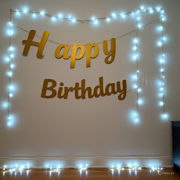 22 Simple Wall Birthday Decoration Ideas at Home - Vidolve