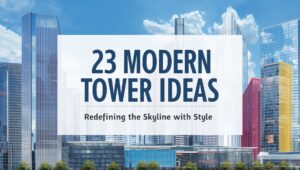 23 Modern Tower Ideas: Redefining the Skyline with Style - Vidolve